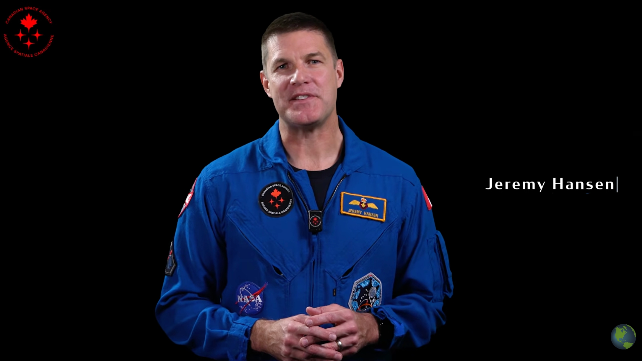 Jeremy Hanson thanks Canadian in video prior to historic launch to the ...