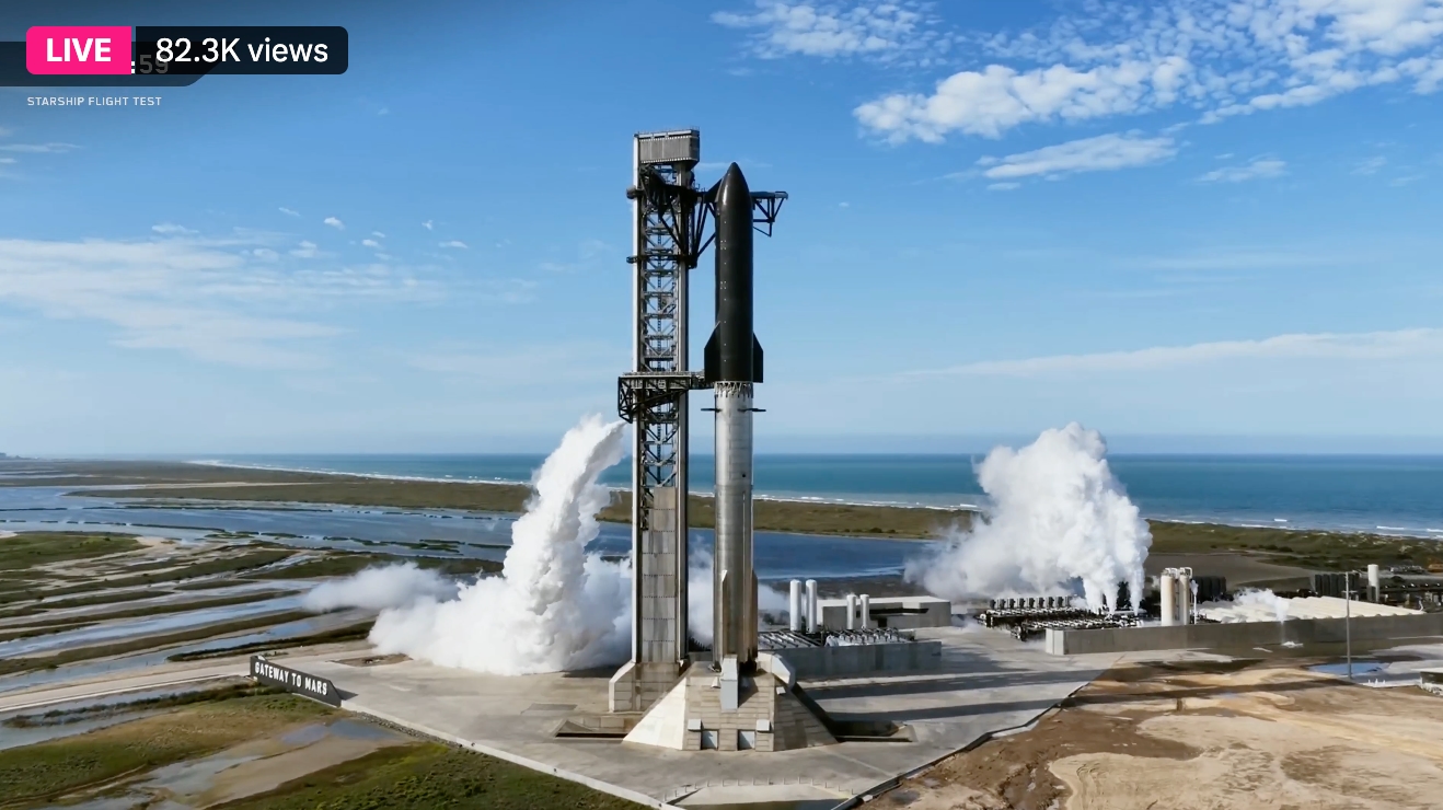 Starship V3 launch scrubbed at t-40 seconds; Friday attempt planned ...